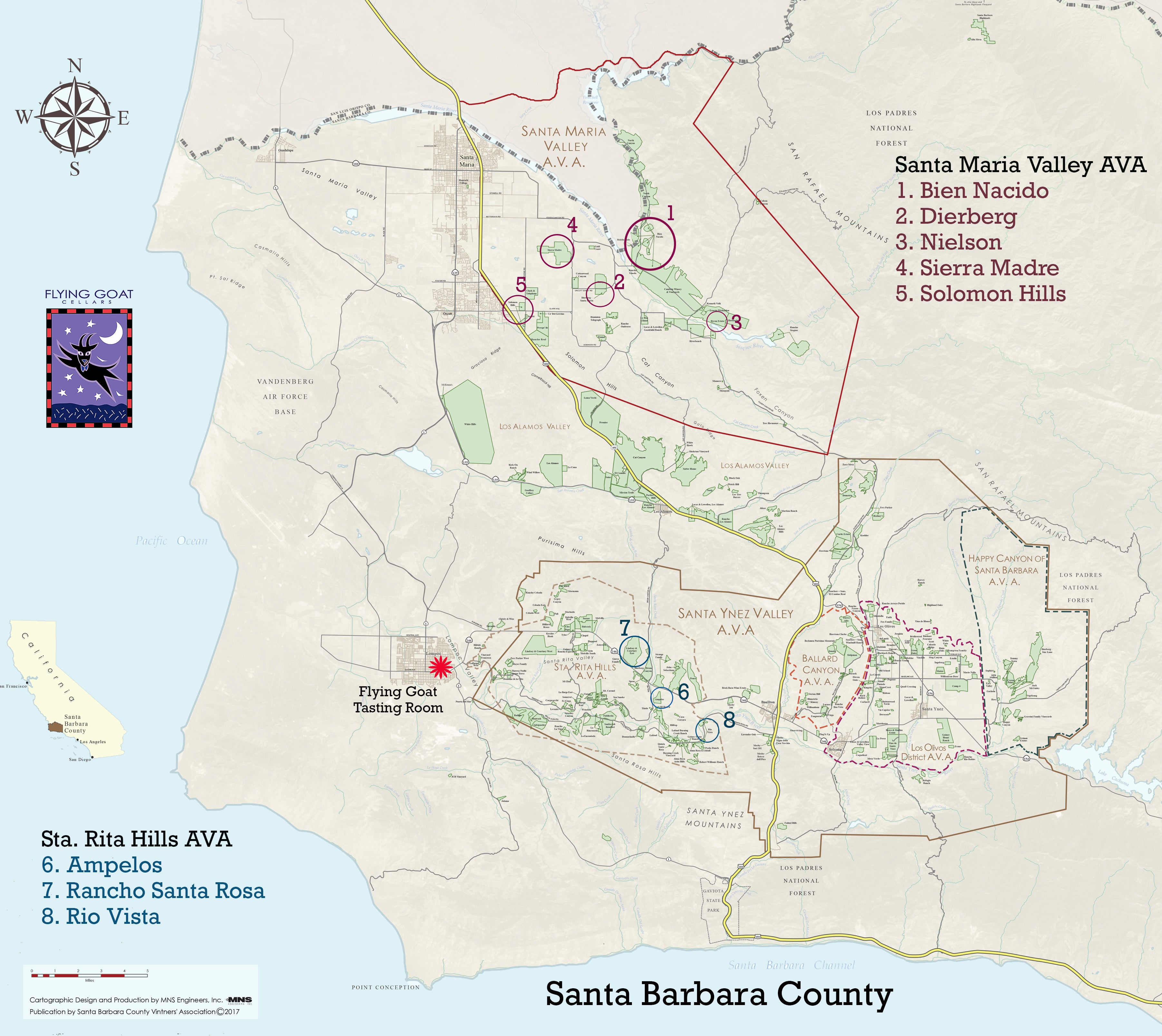 Cool Climate, Santa Barbara County Vineyards – Flying Goat Cellars