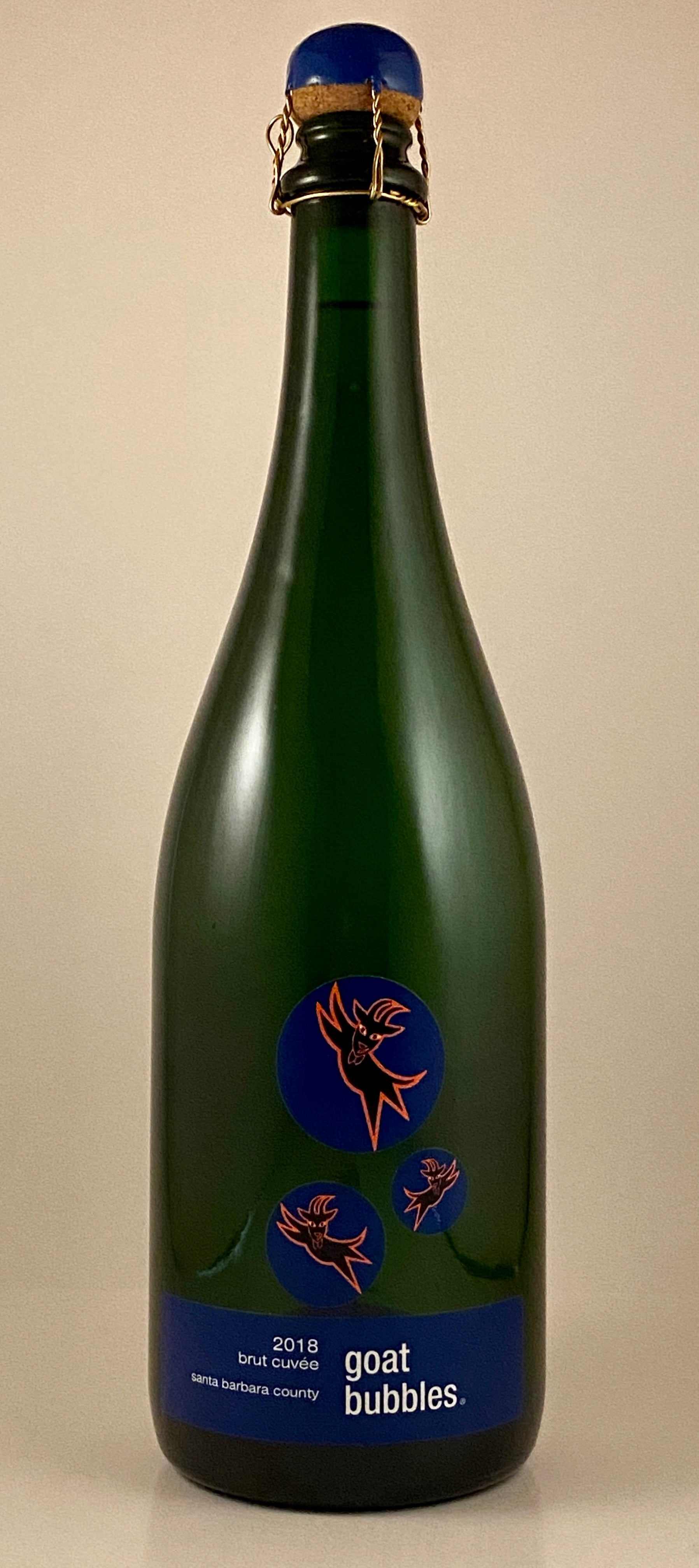 2018 Goat Bubbles, Brut Cuvée – Flying Goat Cellars
