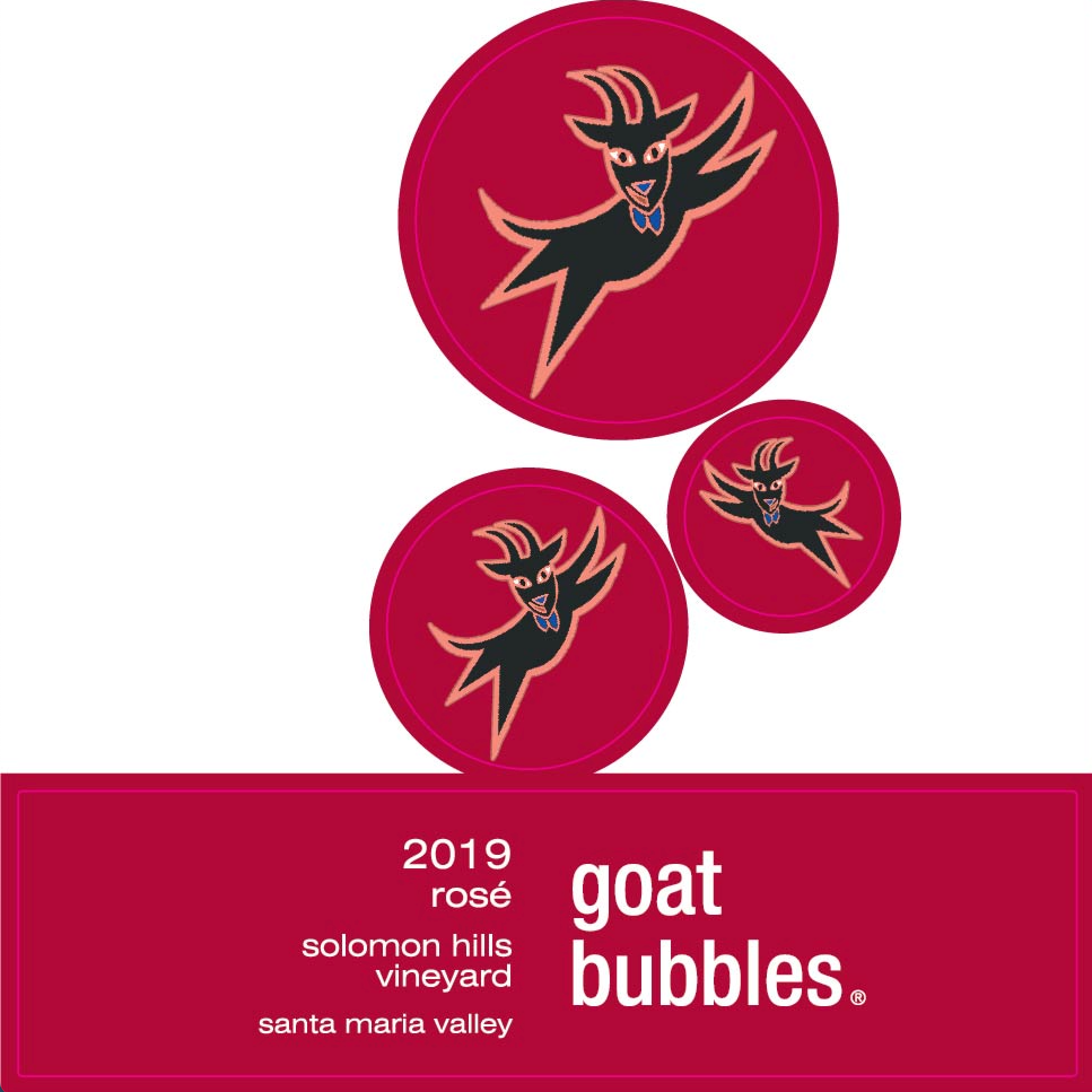 2019 Goat Bubbles, Rosé – Flying Goat Cellars